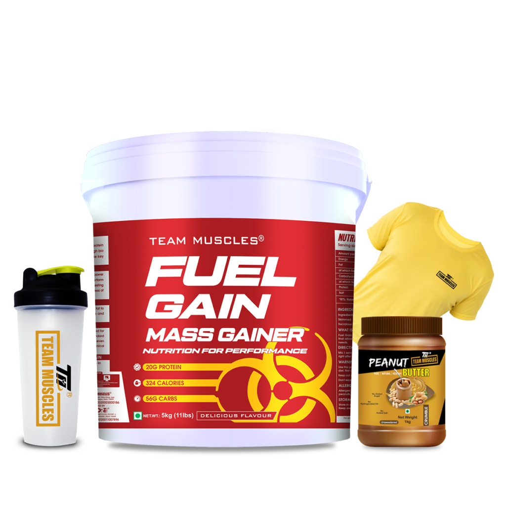 Jumbo Mass Gainer 3Kg + Micronized Creatine - Team Muscles Nutrition